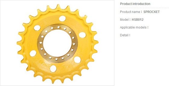 Excavator Sprocket Drive Sprocket Rim, Sprocket Segment Excavator Spare Parts OEM
