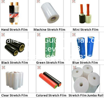 23mic clear cast hand and machine PE stretch film, stretch Foil, pallet strech wrap film