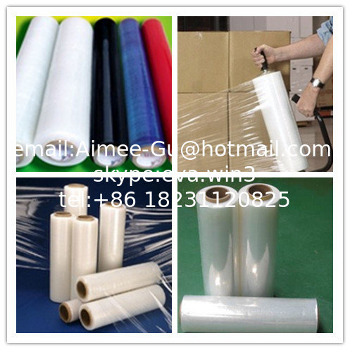 23mic clear cast hand and machine PE stretch film, stretch Foil, pallet strech wrap film
