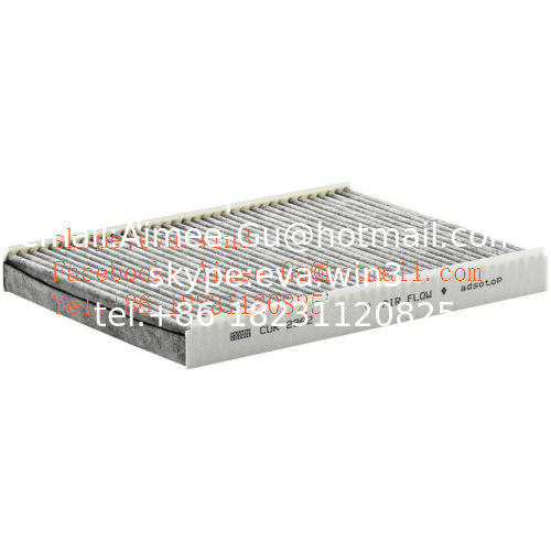 Audi TT Volkswagen Cabrio Beetle Jetta Cabin Air Filter Mann OEM CUK2862 CUK7127 with good quality carbonccloth