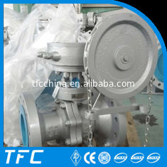 chain wheel operated floating ball valve