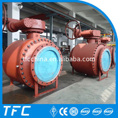trunnion mounted 3pc forged steel ball valve