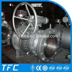 trunnion mounted 3pc forged steel ball valve