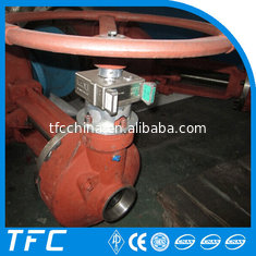 mechanical manual gear operated gate valve with interlock