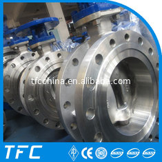metal seated API 609 triple eccentric butterfly valve