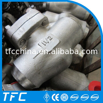 API 602 forged steel spring return piston check valve
