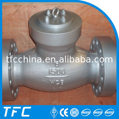 API 6D PSB pressure seal RF flange swing check valve