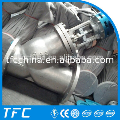 stainless steel Y type globe valve