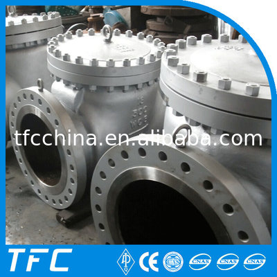 non slam cast carbon steel flange end swing check valve