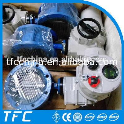 rubber lined motor electric motor operated butterfly valve