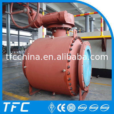 forged steel API 6D double block and bleed ball valve