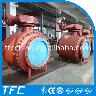 trunnion mounted 3pc forged steel ball valve
