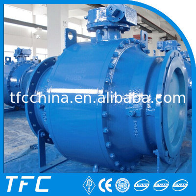 china supplier trunnion mounted ball valve, trunnion ball valve