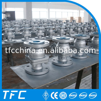 lever operated ASME B16.5 flange carbon steel ball valve