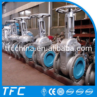 double flange single wedge slide gate valve