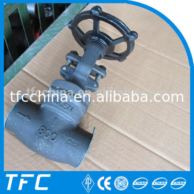 socket weld welded bonnet gate valve