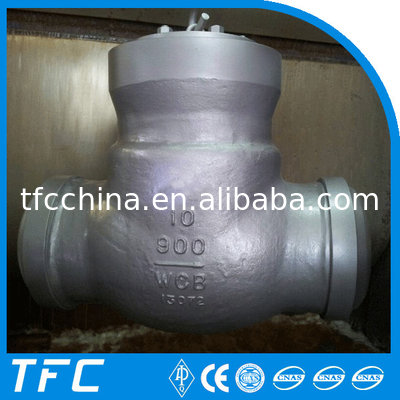 API 6D WCB 900LB flange end pressure seal check valve 10 inch