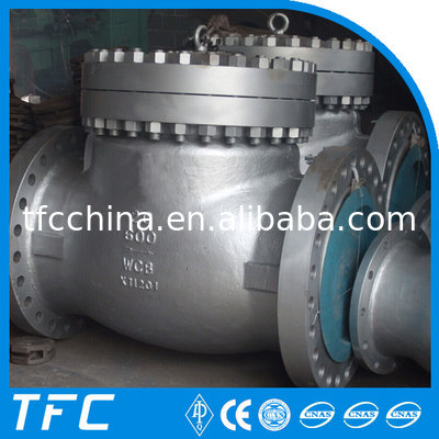 swing check valve API 6D WCB check valve