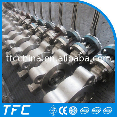 high temperature alloy steel butterfly valve metal seat butterfly valve
