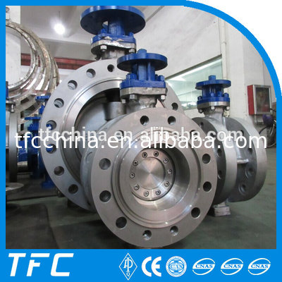 Triple Offset CF8 butterfly valve CF8M, 904L Butterfly Valve