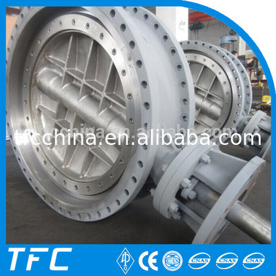 gear operated 10 inch CS butterfly valve WCB
