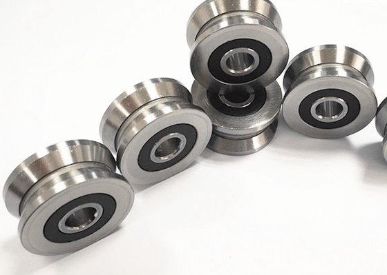 LV series V groove track roller bearing linear motion guide rail bearing LV 202-41 ZZ supplier