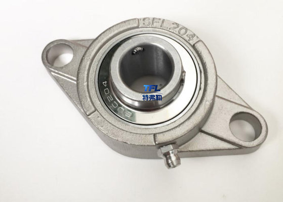 Stainless steel pillow block bearing SUCFL204 with pillow block SFL204 and bearing SUC204 supplier