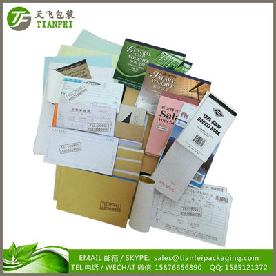 (PHOTOS) 210mmx5.5" color paper 20sets of 100 pages with changable barcode logistics delivery order book