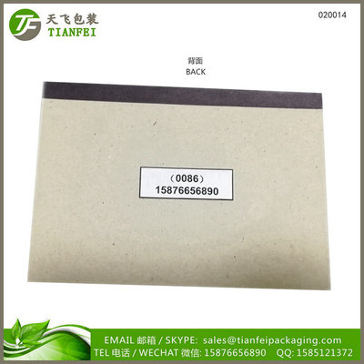 (PHOTOS) 216*173mm 4 plies color paper changable barcode Kraft cover Spanish Company joint form carbonless ncr paper--in