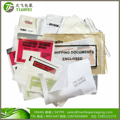 (FREE DESIGN) packing list envelope/Poly Envelopes Packing List Enclosed Protect important shipping documents