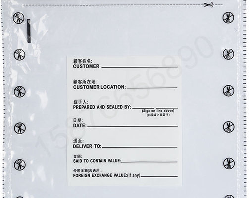 (FREE DESIGN) Tamper evident proof Security Sealing Bags(Envelopes)