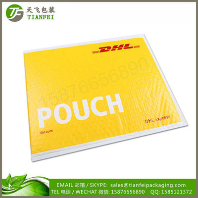 (FREE DESIGN) Custom design bubble envelope widely use waterproof yellow kraft bubble mailer envelope