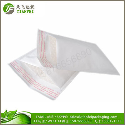 (FREE DESIGN) Custom logo White envelope mailing bag bubble envelope bubble mailer