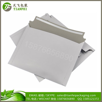 (FREE DESIGN) 330x240mm Express cardboard envelope with plastic pouch