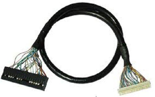 Black Digital Camera LCD Panel Parts Customized LVDS Cables