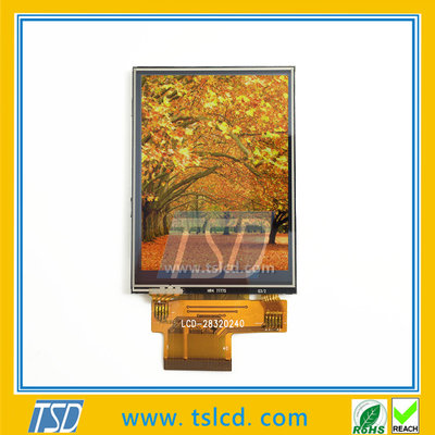 2.8 inch QVGA 240x320 TFT LCD display module with resistive touch screen 4wires