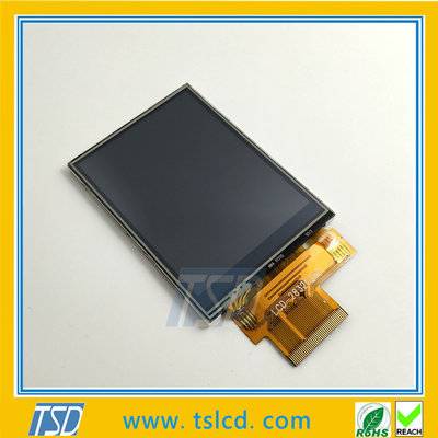 Best price 2.8 inch 240x320 TFT LCD module  ZIF FPC connector with touch screen