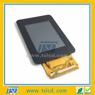 Touch screen with cover lens 2.8 inch 240x320 TFT lcd monitor module with MCU interface