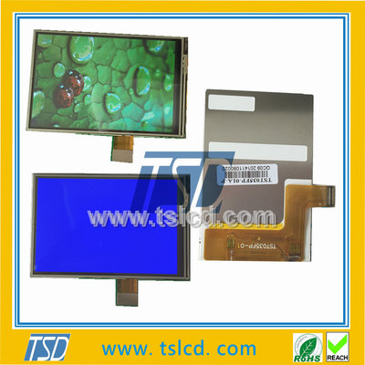 Resistive touch panel 320x480 3.5 inch TFT panel lcd display module with wide temperature