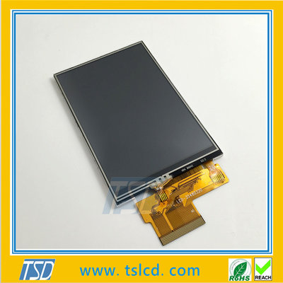 2016 new item 3.5inch 320x480  color TFT with ZIF FPC connector tft display LCD with RTP