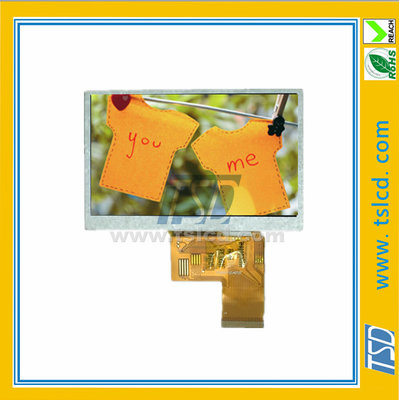 480x272resolution 4.3'' inch tft dispaly lcd panel  RGB interface with TSD factory