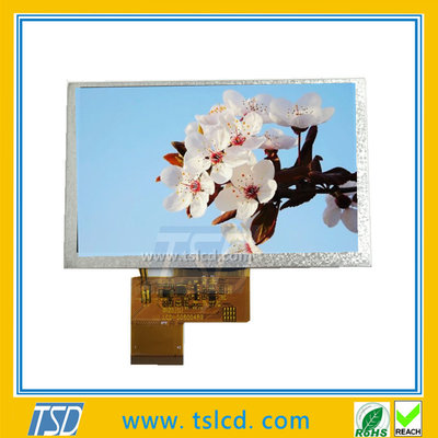 TSD LCD 4.3'' inch 480X272 tft LCD display module with capacitive touch panel with ZIF FPC