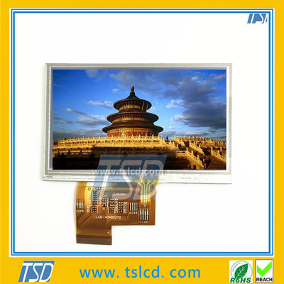 High brightness  4.3'' inch tft lcd display 480X272 dots with capacitive touch panel from TSD
