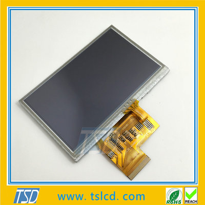 TSD lcd 1000cd/m2 sunlight readable 4.3'' inch 480x272 tft lcd display with RTP