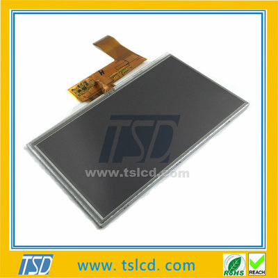 Wide view angle 7.0'' inch 800X480 resolution TFT lcd display with RTP
