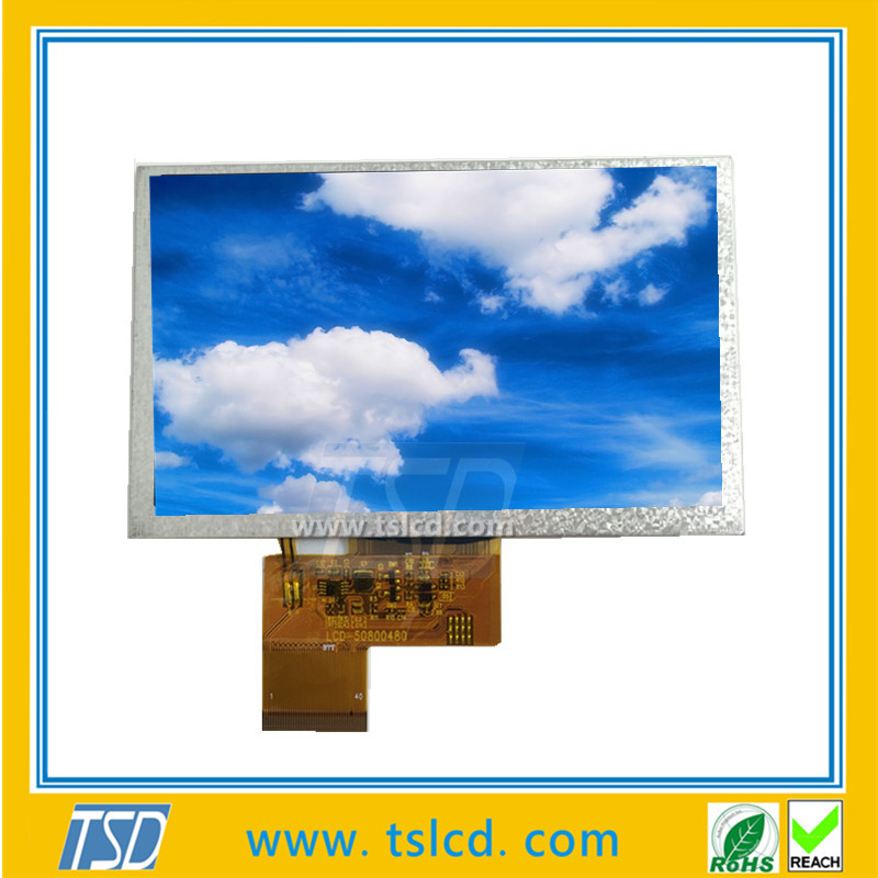 TSD 4.3'' inch tft lcd screen 480X272 resolution with capacitive touch panel