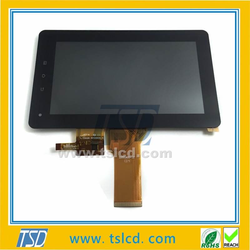 High quality 7'' TFT LCD display with capacitive touch screen with FT5446 driver IC