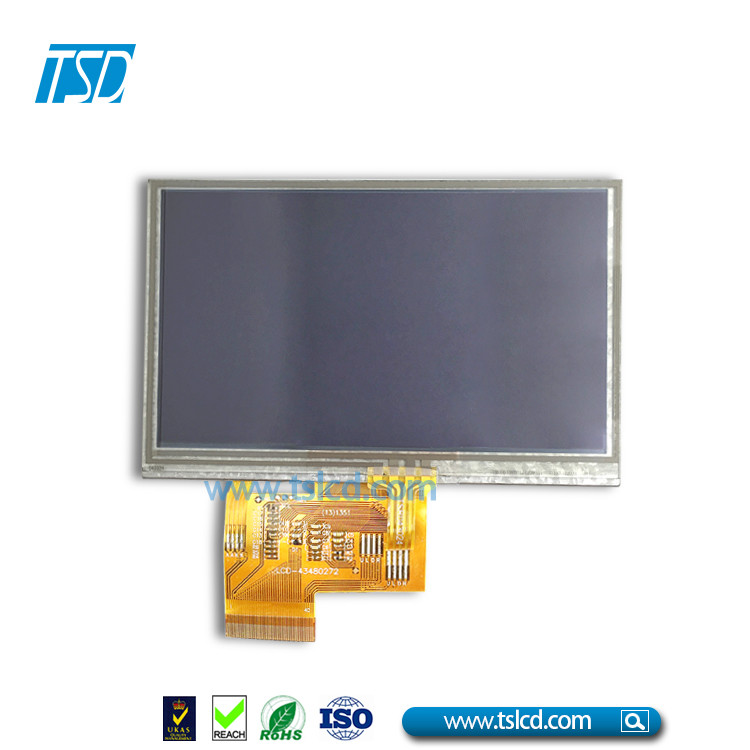 Supper Cheap  4.3'' inch TFT LCD Screen 480X272 dots with touch panel  China factory