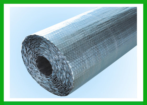 4mm MPET Double Bubble Foil Insulation For Floor / Roof Heat Barrier