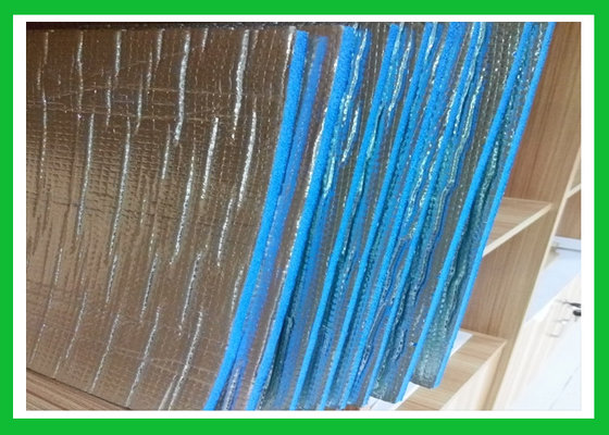 High Density 4mm Foam Foil Insulation For Floors Heat Resistant